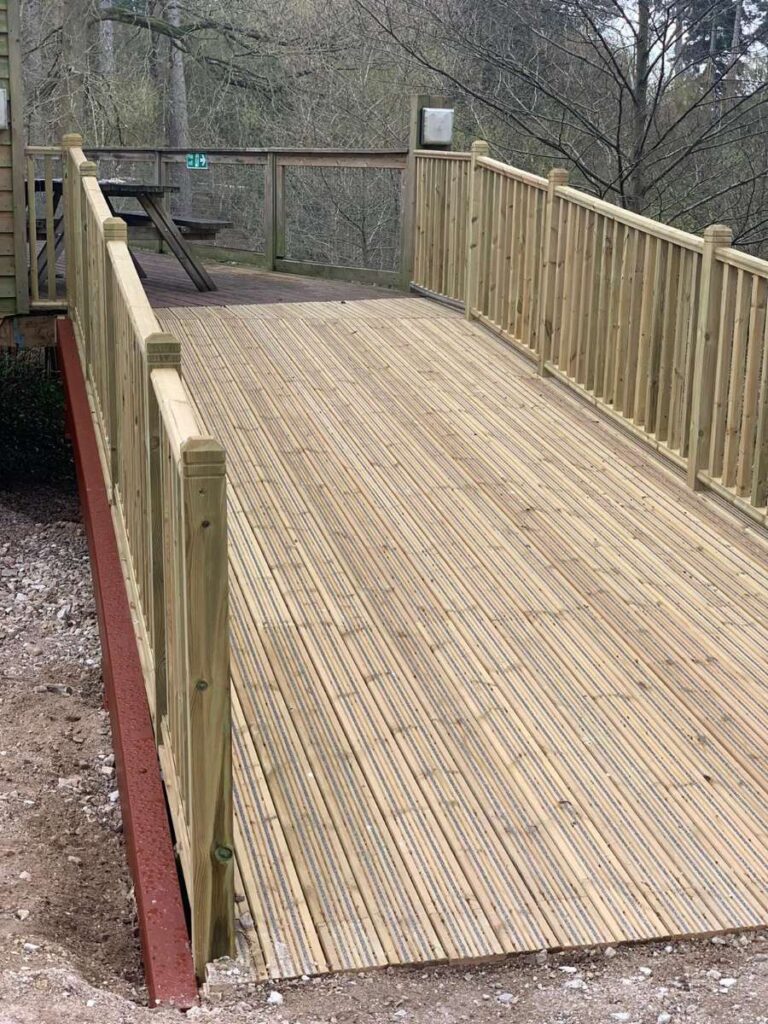 Ramp Treehouse Restoration - Arrow Services UK